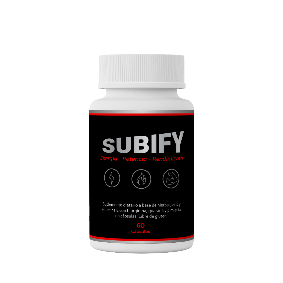 SUBIFY - Potencia, Energía y Rendimiento - 60 Cápsulas – FYNUTRITION